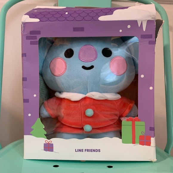 bt21 | Toys | Nib Bt2 Christmas Line Friends 95 Standing Koya Plush ...